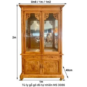 Tủ Ly Gỗ Gõ Đỏ Tự Nhiên - Khám Phá Sự Sang Trọng Và độ Bền Của Gỗ Tự Nhiên